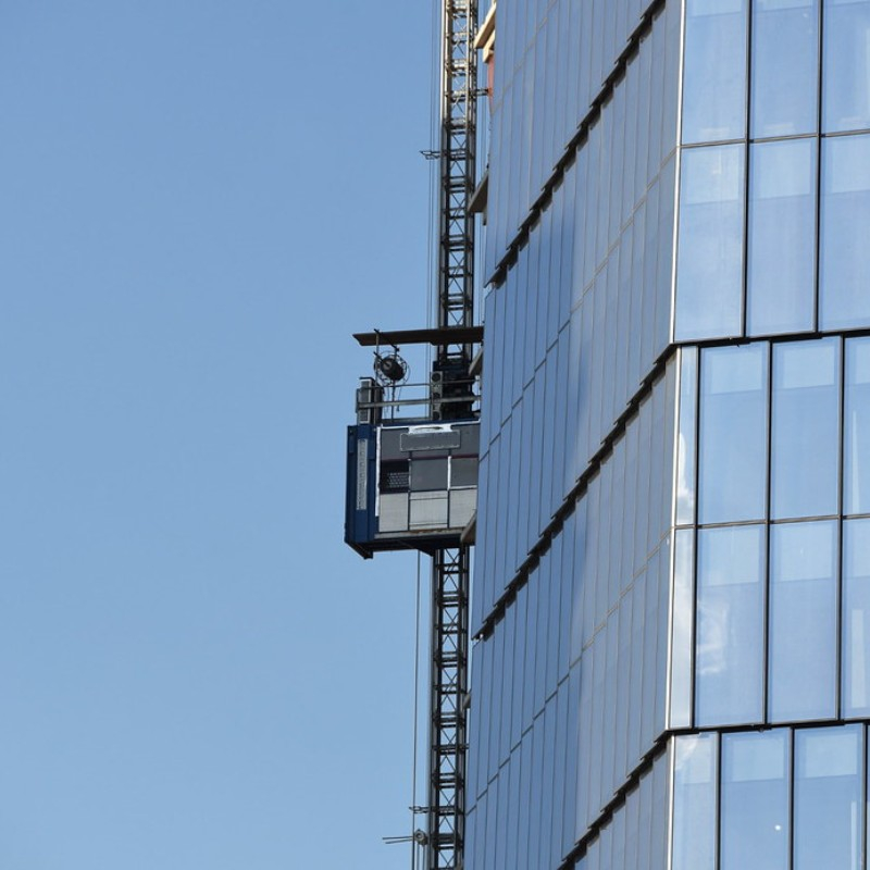 SC Double-Cage Construction Passenger Hoist - High Capacity Vertical ...
